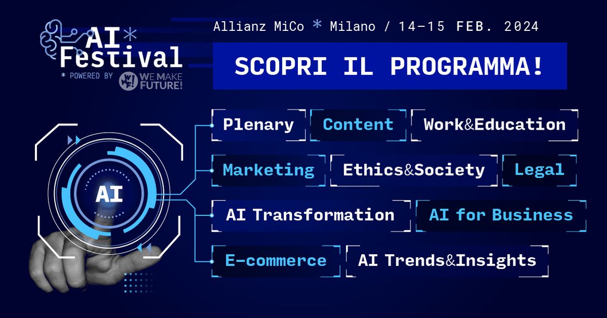 Il Programma - AI Festival 2024